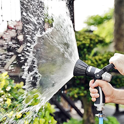 Garden Hose Nozzle, Heavy Duty Metal Hose Sprayer Nozzle Hose Sprayer Water Hose Nozzle Perfect for Cleaning, Watering Garden Street, Washing Cars, Bathing Pets