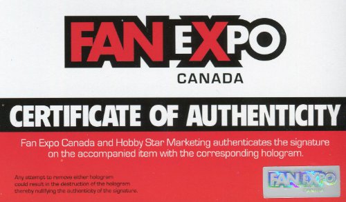 Patrick Stewart Signed / Autographed Star Trek The Next Generation 'TNG' 8x10 glossy photo portraying Jean Luc Picard. Includes FANEXPO Certificate of Authenticity and Proof. Entertainment Autograph Original.