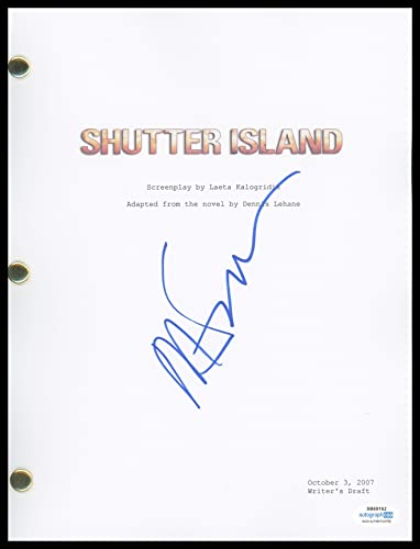 Martin Scorsese"Shutter Island" AUTOGRAPH Signed Full Script Screenplay ACOA