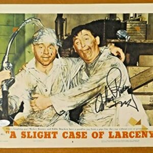 Mickey Rooney Signed Vintage 11x14 Lobby Card with JSA Sticker No Card