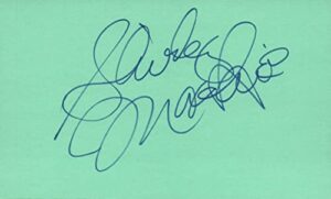 shirley maclaine actress 1976 tv movie autographed signed index card jsa coa