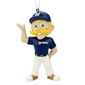 bernie brewer milwaukee brewers ornament bobblehead ornament mlb