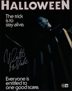 nick castle signed autographed 11×14 photo halloween michael myers beckett coa