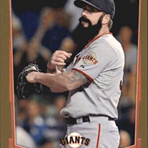 2012 Bowman Gold #89 Brian Wilson Giants MLB Baseball Card NM-MT