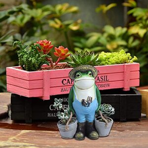 Frog Garden Decor, Frogs Garden Statue for Yard, Garden, Indoor Outdoor Decoration and Housewarming Gift