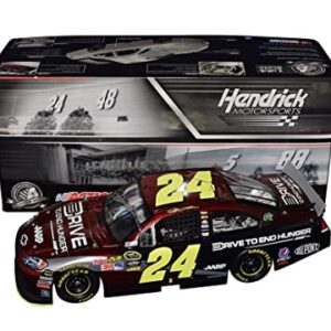 AUTOGRAPHED 2011 Jeff Gordon #24 AARP/Drive To End Hunger Racing (Hendrick Motorsports) Signed Lionel 1/24 Scale NASCAR Diecast Car with COA (#7533 of only 7,558 produced)