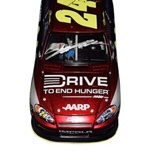 AUTOGRAPHED 2011 Jeff Gordon #24 AARP/Drive To End Hunger Racing (Hendrick Motorsports) Signed Lionel 1/24 Scale NASCAR Diecast Car with COA (#7533 of only 7,558 produced)