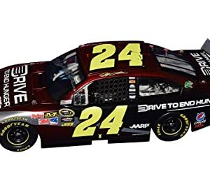 AUTOGRAPHED 2011 Jeff Gordon #24 AARP/Drive To End Hunger Racing (Hendrick Motorsports) Signed Lionel 1/24 Scale NASCAR Diecast Car with COA (#7533 of only 7,558 produced)