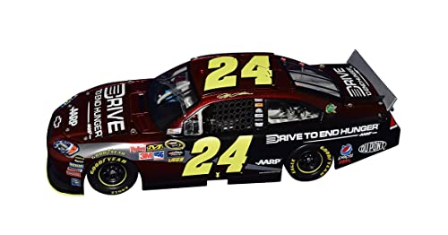 AUTOGRAPHED 2011 Jeff Gordon #24 AARP/Drive To End Hunger Racing (Hendrick Motorsports) Signed Lionel 1/24 Scale NASCAR Diecast Car with COA (#7533 of only 7,558 produced)