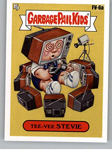 2020 Topps Garbage Pail Kids Series 2 35th Anniversary Fan Favorites NonSport Trading Card #FV-6A TEE-VEE STEVIE Official GPK Sticker Trading Card From The Topps Company highlighting Fan Favorite Characters throughout the years in Raw (NM or Better) Condi