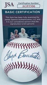 floyd bannister chicago white sox signed mlb baseball ball autographed jsa – autographed baseballs