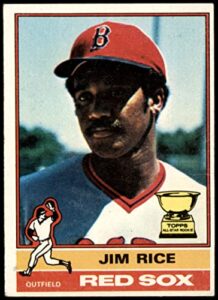 1976 topps # 340 jim rice boston red sox (baseball card) vg/ex red sox