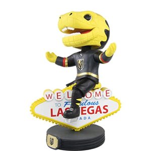 chance vegas golden knights riding vegas sign bobblehead nhl