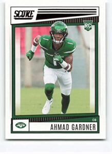 2022 score #325 ahmad”sauce” gardner rc rookie new york jets nfl football trading card