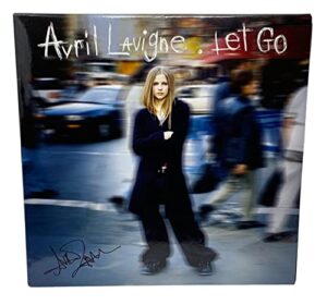 avril lavigne signed autographed let go vinyl record album lp beckett coa