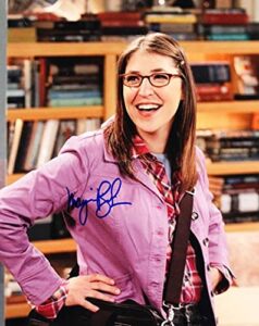 mayim bialik as amy farrah fowler – the big bang theory genuine autograph