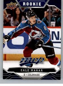 2019-20 ud mvp hockey blue #247 cale makar colorado avalanche rc rookie limited edition only found in factory set official upper deck nhl trading card