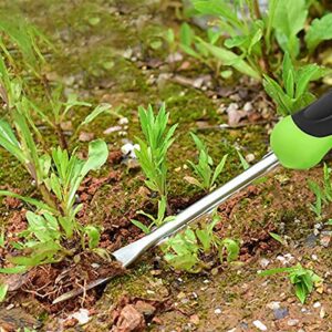 YXCCSE Hand Weeder Tool Stainless Steel Garden Weeding Tool,Hand Weeder Garden Weeding Removal Weed Puller Tool for Garden Lawn Farmland Transplant Gardening Plant Tool