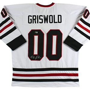 Chevy Chase Christmas Vacation Signed Santa Clark Griswold Jersey BAS Witnessed