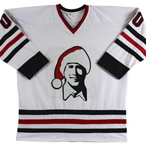 Chevy Chase Christmas Vacation Signed Santa Clark Griswold Jersey BAS Witnessed