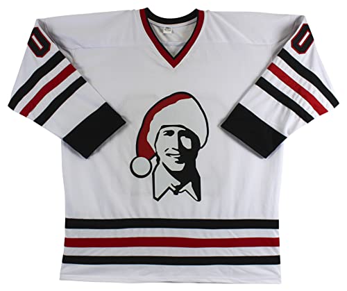 Chevy Chase Christmas Vacation Signed Santa Clark Griswold Jersey BAS Witnessed