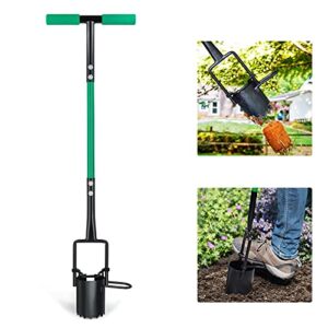 Altdorff 5-in-1 Lawn and Garden Tool, Updated Bulb Planter Long Handle for Digging, Weeding, Soil Sampler, Transplanting, Sod Plugger