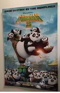 kung fu panda 3 – 13.5″x20″ d/s original promo movie poster 2016 jack black games