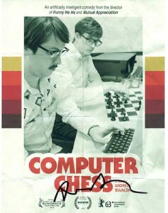 andrew bujalski signed autograph 8×10 photo director”computer chess” coa