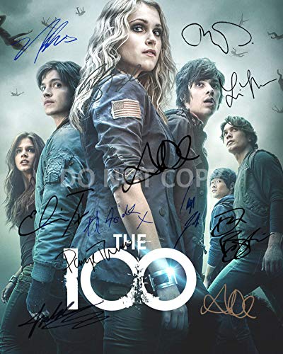 The 100 CW tv show cast reprint signed 11x14 show poster by 11#3 Taylor Debman RP