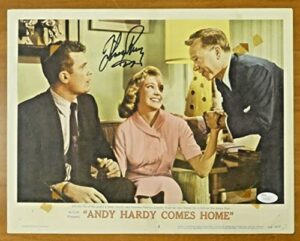 mickey rooney signed vintage 11×14 lobby card with jsa coa