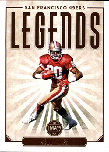 2020 Panini Legacy #124 Jerry Rice Legends San Francisco 49ers NFL Football Trading Card