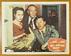 mickey rooney signed vintage 11×14 lobby card with jsa coa