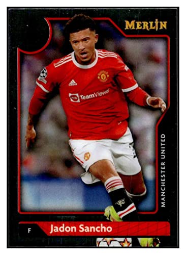 JADON SANCHO 2021-22 Topps Merlin Chrome UEFA League #56 NM+-MT+ Soccer