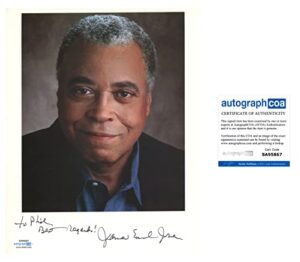 james earl jones signed autograph 8×10 photo star wars field of dreams acoa coa