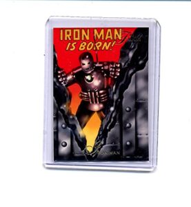 fleer flair 94 marvel annual trading card #8 iron man