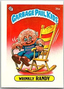 1985 topps garbage pail kids series 1#35b rockin’ robert v44612