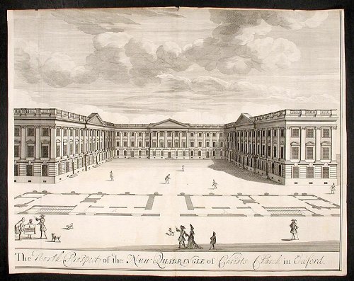 A Pair:"The North Prospect of the New Quadrangle of Christs Church in Oxford";"The South Prospect of the New Quadrangle of Christs Church in Oxford"