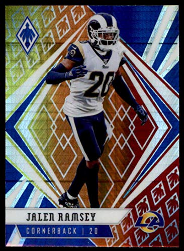 Football NFL 2020 Panini Phoenix Fire Burst #97 Jalen Ramsey LA Rams