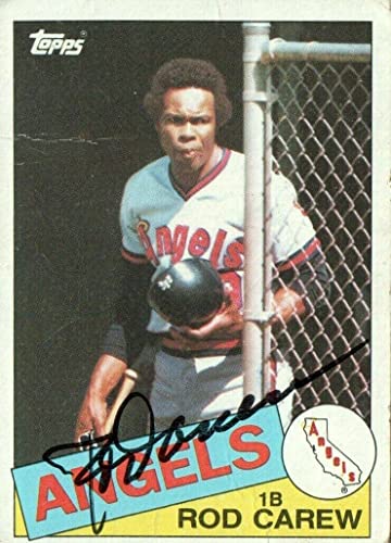 Rod Carew Baseball Autographed Signed Card with JSA COA