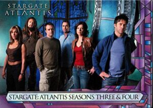 stargate atlantis seasons 3 & 4 2008 rittenhouse archives promo card p1