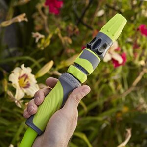 Flexzilla Garden Hose with SwivelGrip, 5/8 in. x 50 ft., Heavy Duty, Lightweight, Drinking Water Safe, ZillaGreen - HFZG550YWS-E