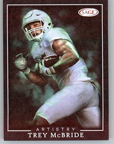 2022 SAGE Artistry Canvas #85 Trey McBride Colorado State Rams RC Rookie Football Trading Card