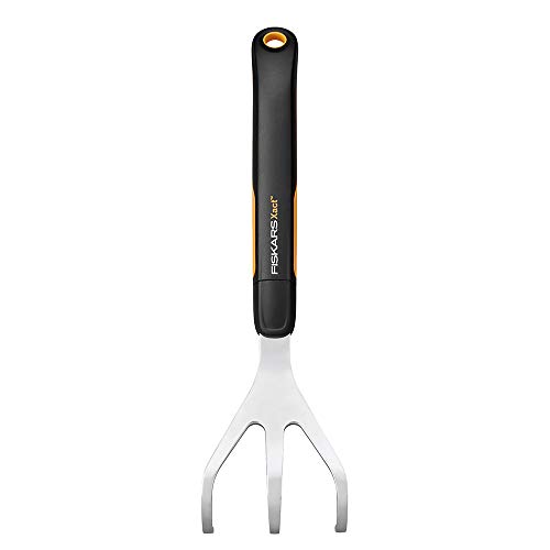 Fiskars 315510-1001 Xact Hand Garden Cultivator, Black/Slivler