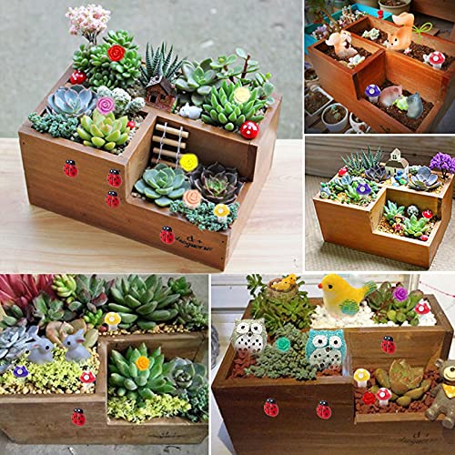 54 Miniature Fairy Garden Decorations, Including Miniature Fairy Garden Houses, Animals, Miniature Statues, Micro Landscape Decoration Kits, DIY Doll House Decoration Kits, Flower Pot Decorations