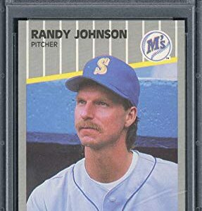 Randy Johnson 1989 Fleer Update Baseball Rookie Card RC #U59 Graded PSA 9 MINT