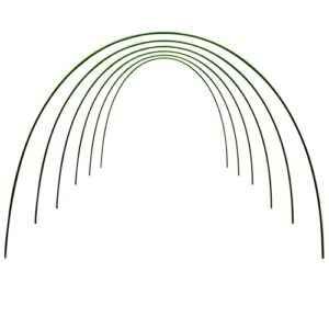 hoop house greenhouse hoops garden hoops for raised beds garden tunnel hoops for garden beds grow tunnel hoop house kit wire hoops garden hoop tunnel garden hoops for row cover hoops 6.56ft (6pack)