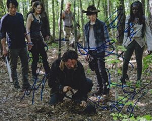 the walking dead (andrew lincoln, chandler riggs, steven yeun, lauren cohan &…