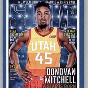 2021-22 Panini Hoops SLAM #15 Donovan Mitchell Utah Jazz NBA Basketball Trading Card