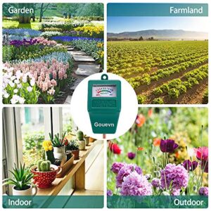 Gouevn 2pack Soil Moisture Meter, Hygrometer Soil Plant Water Meter, Plant Moisture Meter Indoor & Outdoor for Potted Plants, Lawns, Succulent (No Batteries Required)