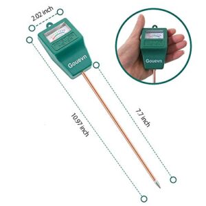 Gouevn 2pack Soil Moisture Meter, Hygrometer Soil Plant Water Meter, Plant Moisture Meter Indoor & Outdoor for Potted Plants, Lawns, Succulent (No Batteries Required)